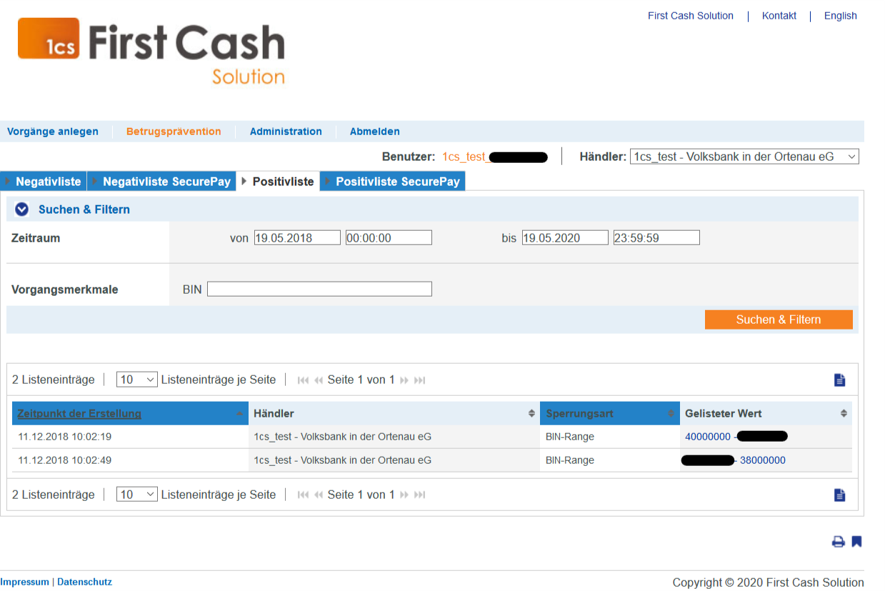 Betrugsprävention - First Cash Solution