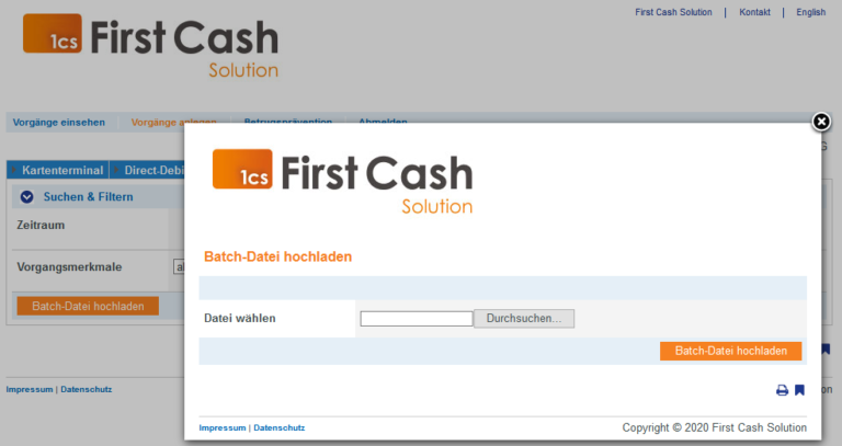 Batch Manager - First Cash Solution