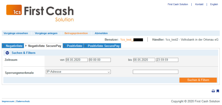 Betrugsprävention - First Cash Solution